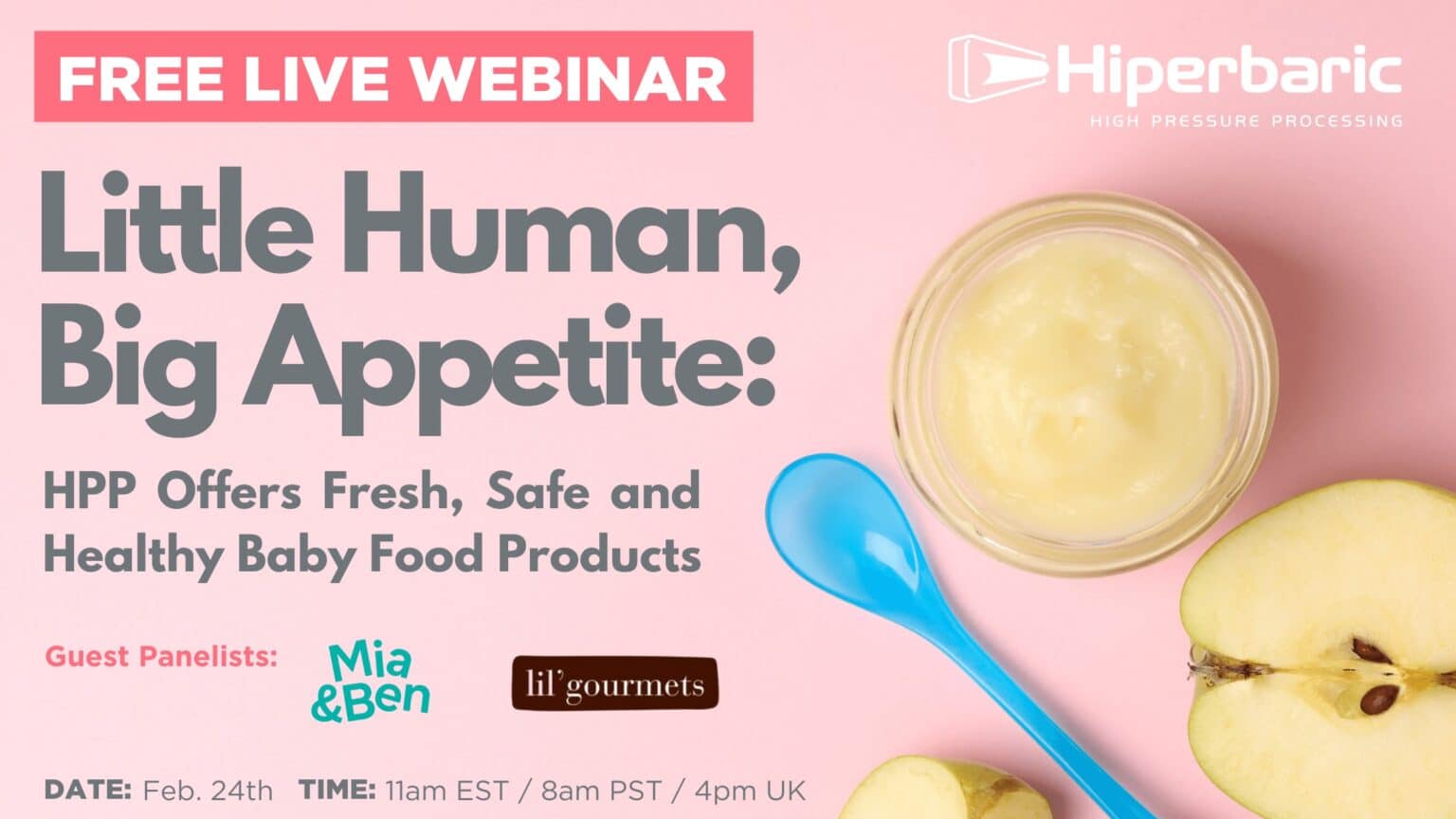Convenient, Fresh and Safe Baby Food: A Reality with HPP - Hiperbaric