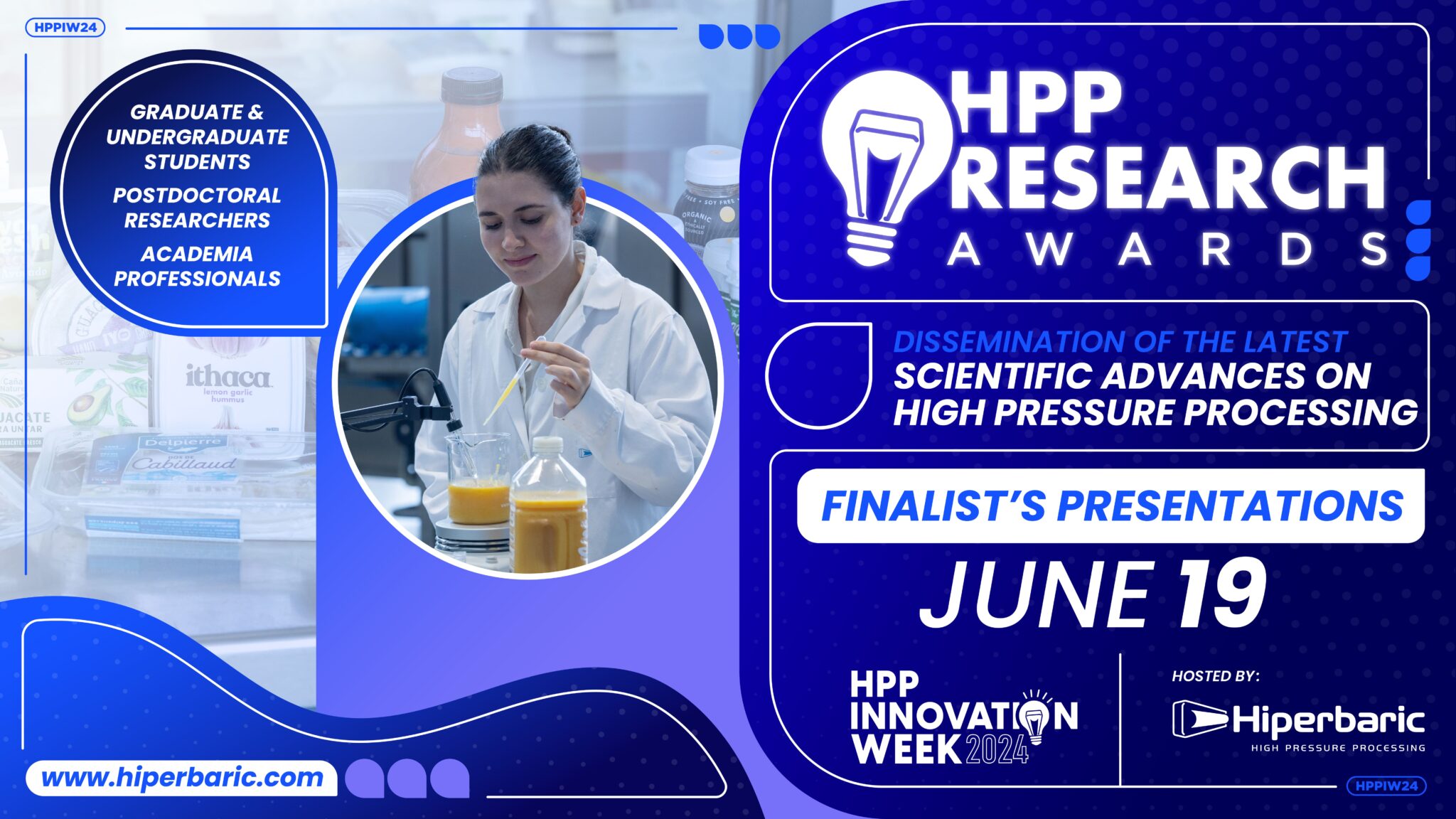 HPP Research Awards 2024 - Finalists Announcement - Hiperbaric
